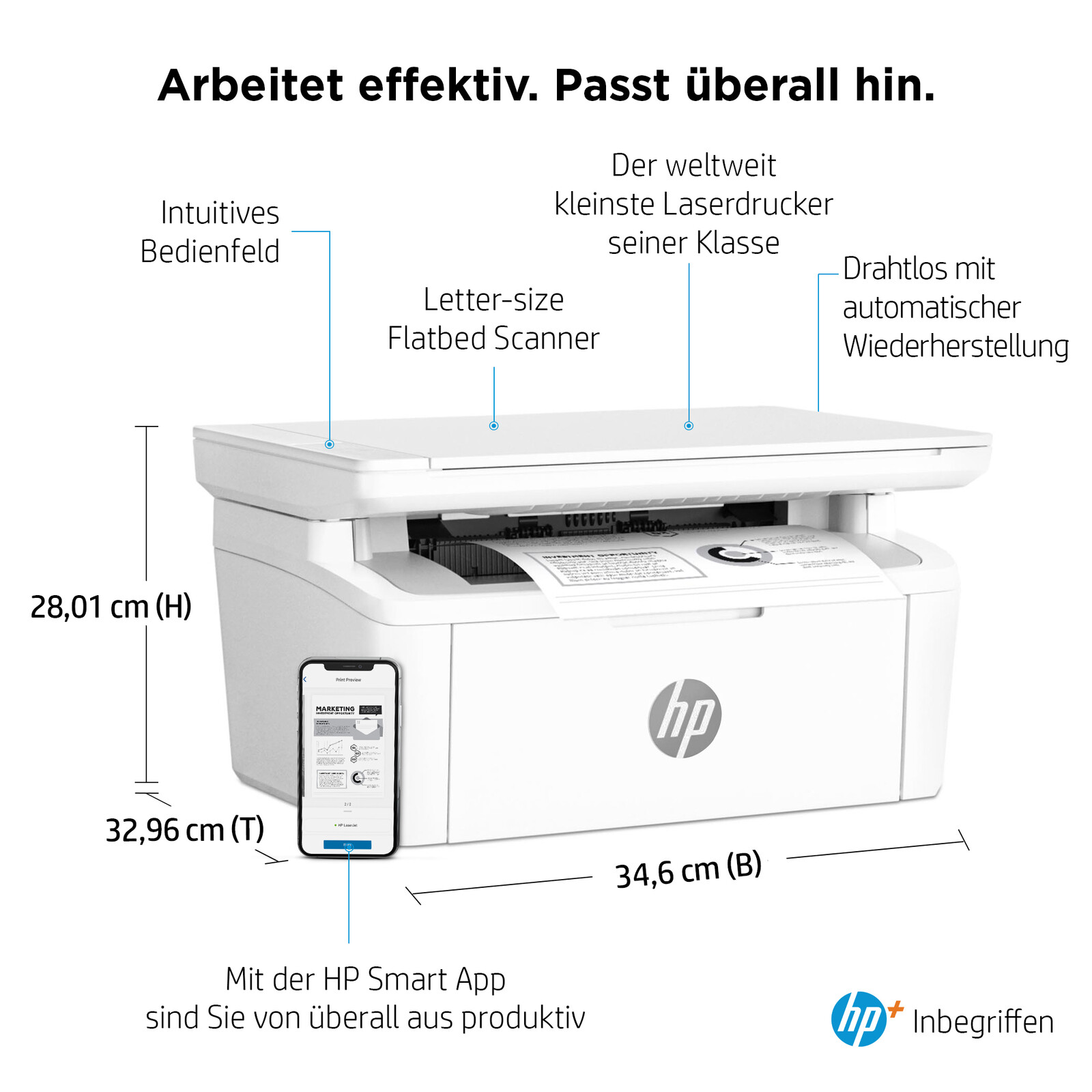 HP Laserjet MFP M140we | Hartlauer