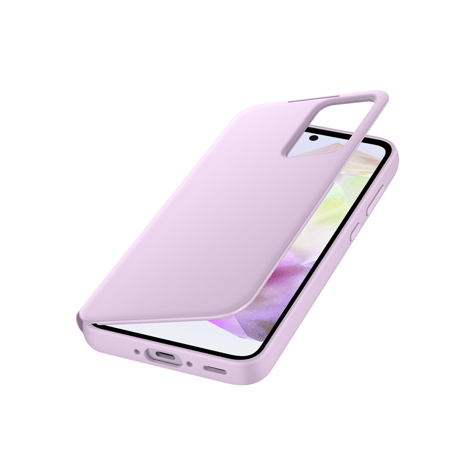 Samsung Galaxy A35 Smart View Wallet Case Lavender | Hartlauer