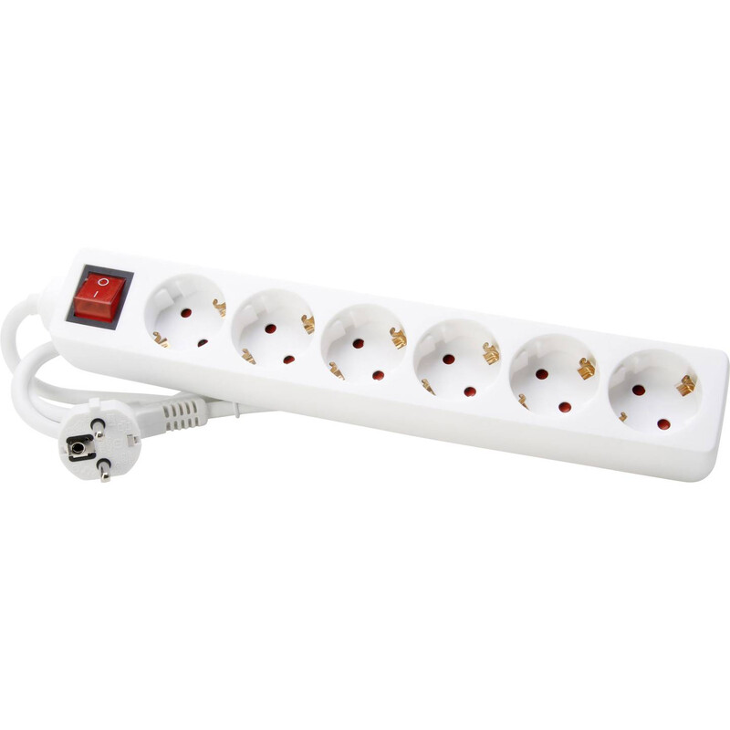 Axxtra 6fach Steckdosenleiste mit Schalter 1,4m | Hartlauer