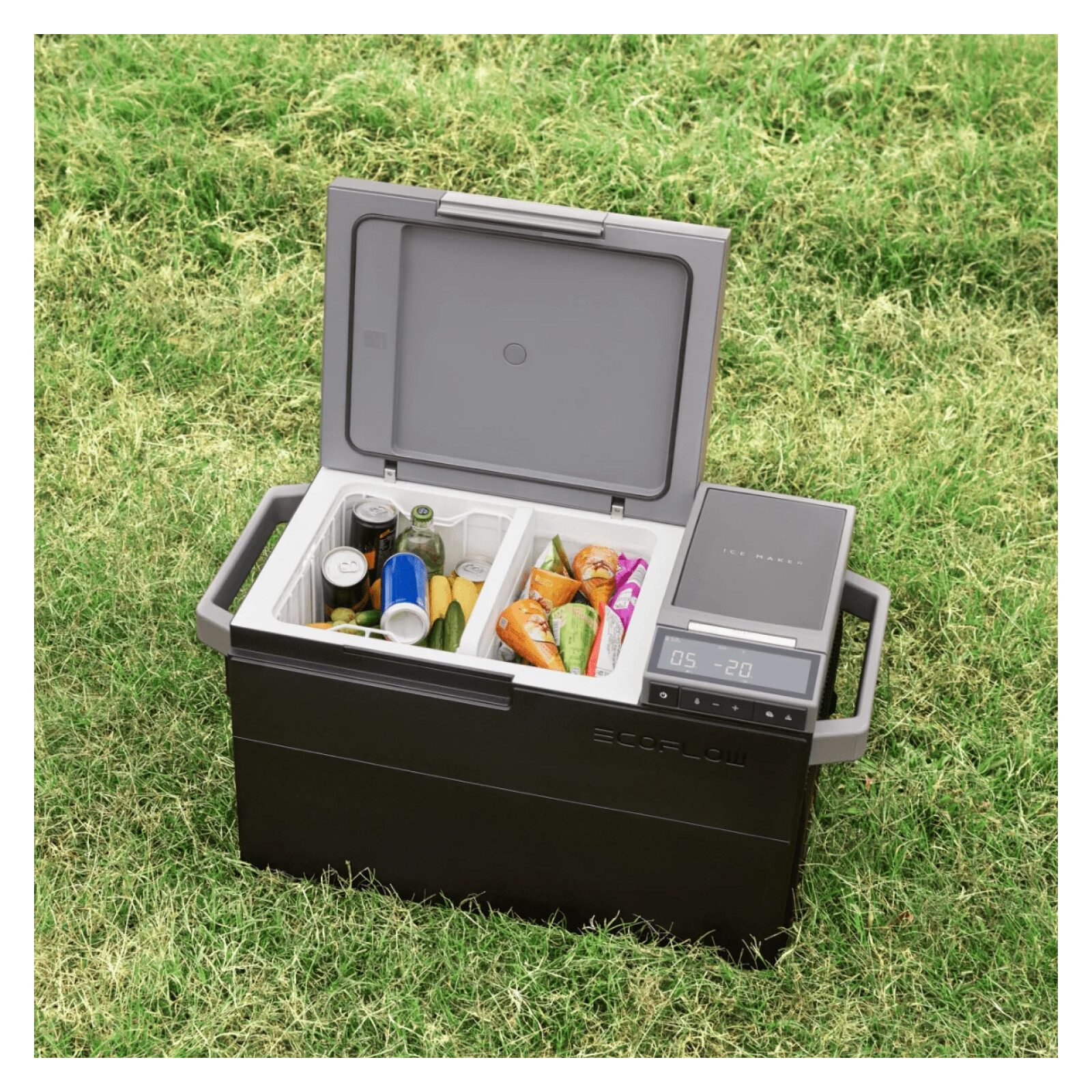 EcoFlow Glacier mobile Kühlbox mit Eisfach | Hartlauer