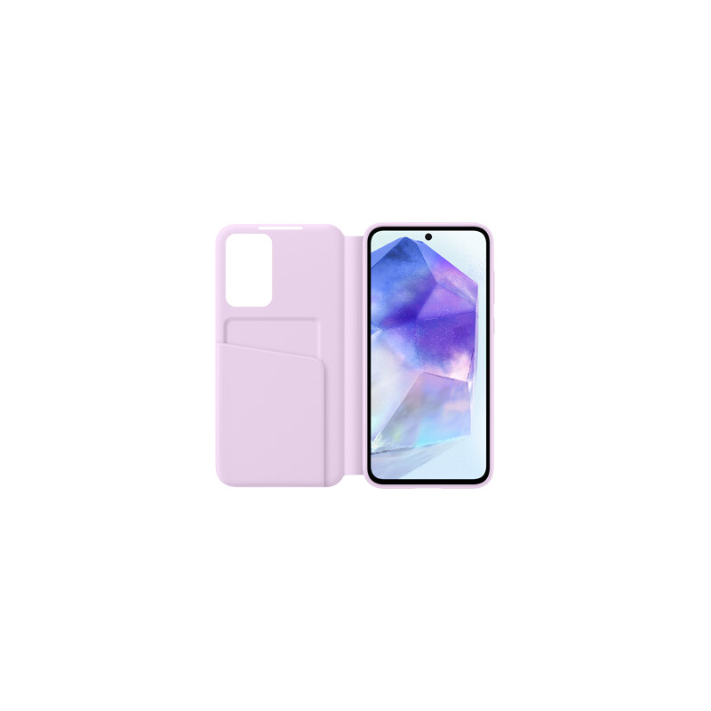 Samsung Galaxy A35 Smart View Wallet Case Lavender | Hartlauer
